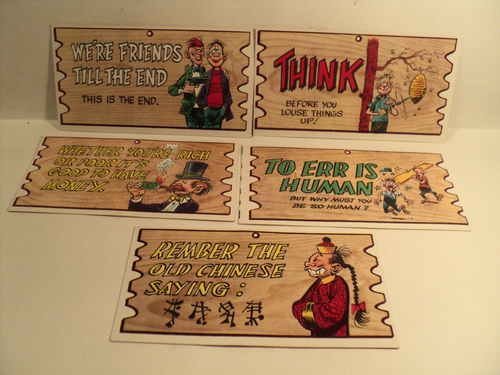 5 Kookie Plak Cards / Postcards Topps 1965 Nice Cards No Creases 12 19 ...