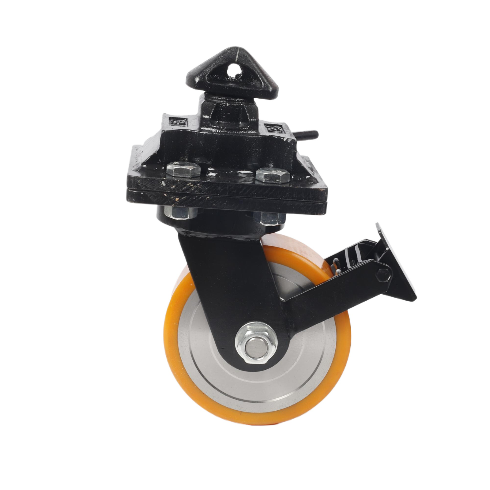 8" ISO Shipping Container Caster Wheels Heavy Duty with Brakes 5500 lbs ...