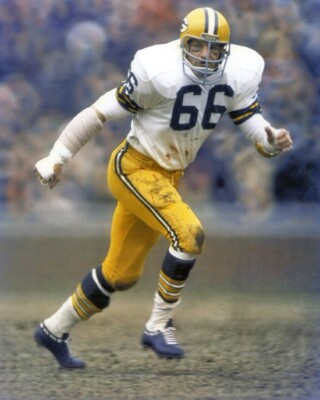 Green Bay Packers RAY NITSCHKE Glossy 8x10 Photo NFL Football Print ...