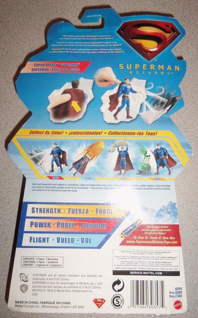 Mattel Superman Returns-Super Breath Action Figure for sale online | eBay