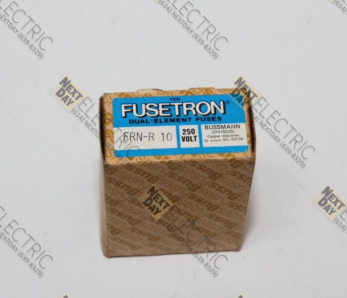 Bussmann, FRN-R-10, Fusetron 10a 10 Amp Fuse 250v RK5 Current Limiting ...