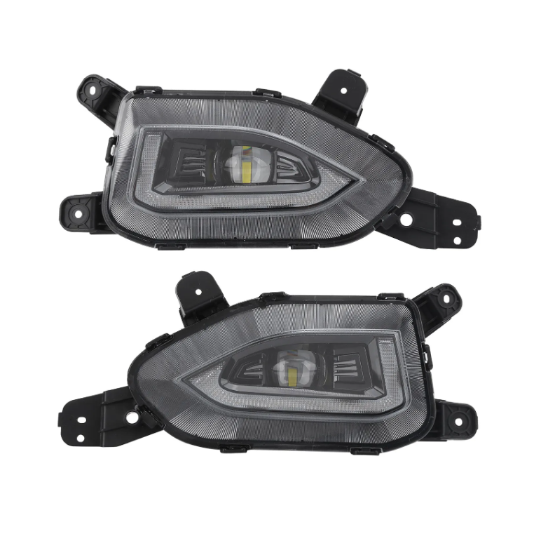 For Hyundai Kona 2018-2021 LED DRL Daytime Running Front Bumper Fog ...