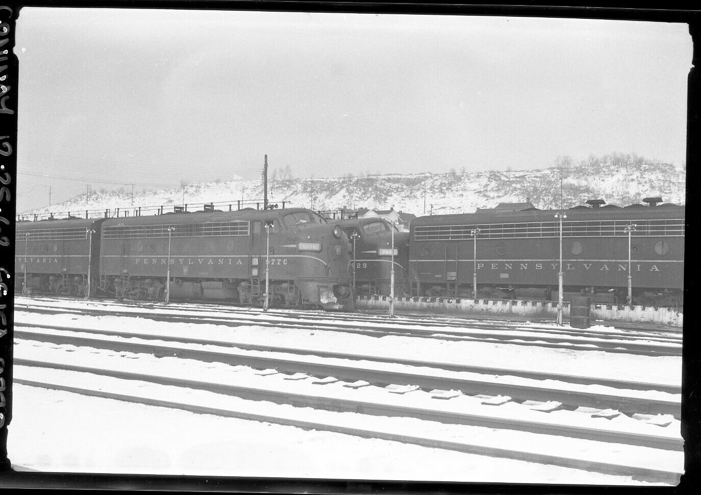 PRR PENNSYLVANIA RAILROAD Locomotive 9770 CONWAY YARD PA 1962 Photo ...