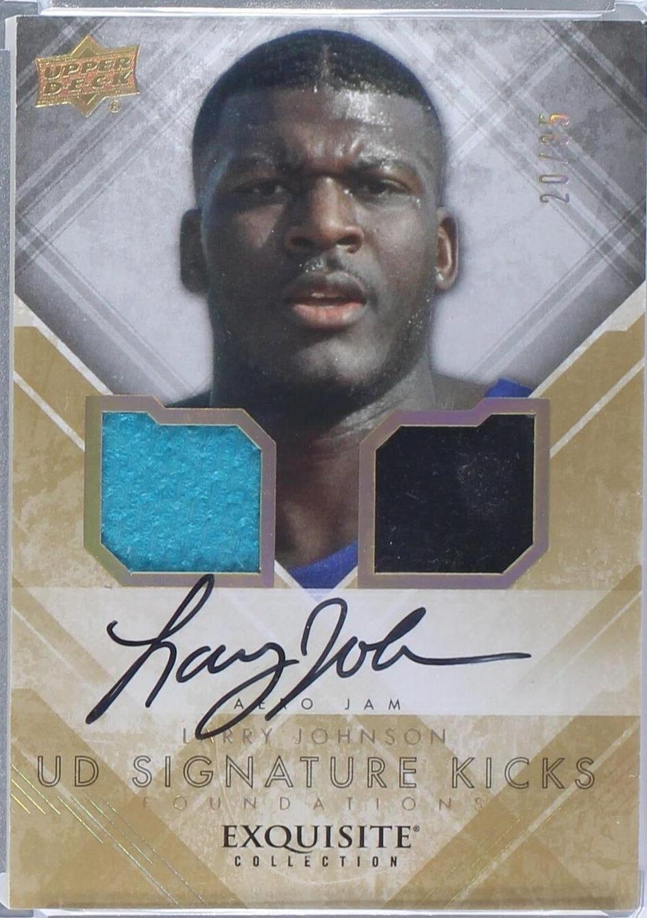 2013-14 Upper Deck Exquisite Collection - Ud Signature Kicks Larry ...