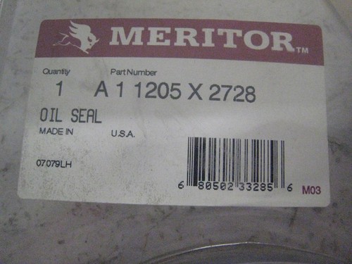 Meritor Drive Shaft Oil Seal A1 1205 X 2728 | eBay