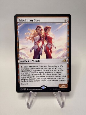 ALTERED - Mechtitan Core (249) Kamigawa Neon Dynasty - WAIFU Layered with vinyl | eBay