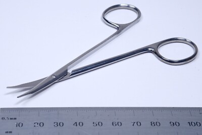 Symmetry Surgical #02-5111 Stevens Tenotomy Scissors 4¾" Curved ...