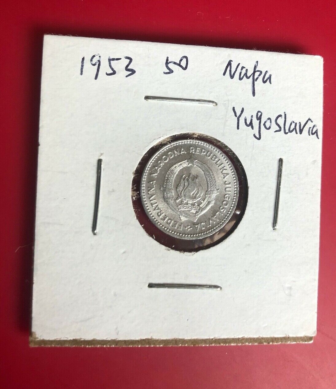 1953 Yugoslavia 50 Napa Coin - Nice World Coin !!! | eBay