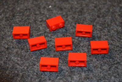 (8) 1x2 Red Standard Brick Bricks ~ Lego ~ NEW ~ | eBay