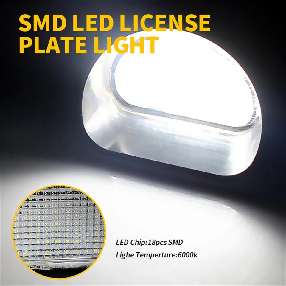 For Peugeot 107 05-14 OEM Number 6340E2 Canbus LED License Number Plate ...