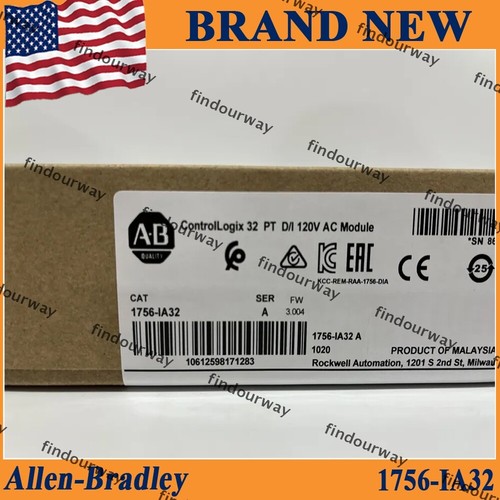 Factory Sealed Allen Bradley 1756-IA32 /A ControlLogix 32 Point Input ...
