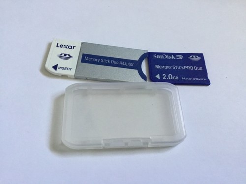 1pcs 2gb Sandisk Sony compatible Memory Stick Pro duo +adapter for Sony ...