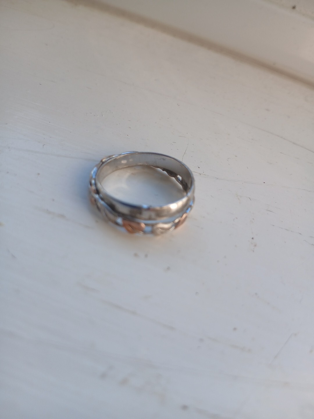 Clogau Tree Of Life Ring,silver/welsh Rose Gold Stack… - Gem