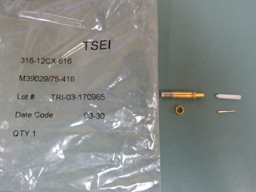 TRI-STAR ELECTRONICS INTERNATIONAL (TSEI) M39029/75-416 Qty of 3 per ...