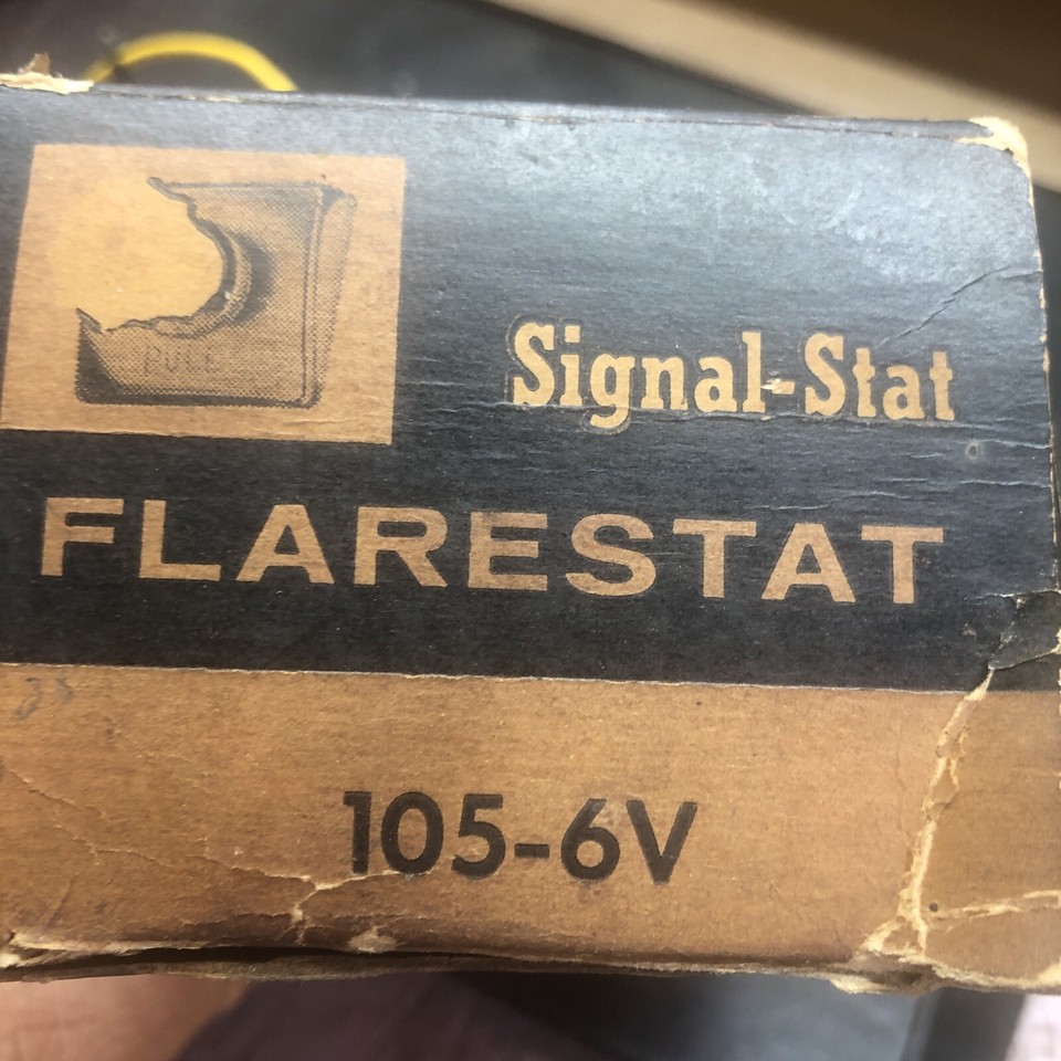 1950S Chevy Ford Plymouth Signal Stat Flarestat Chrome Hazard Warning ...