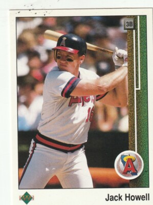 FREE SHIPPING-MINT-1989 Upper Deck Jack Howell #138 ANGELS PLUS BONUS ...