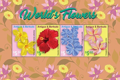 Antigua 2021 - Flowers Orchids - Sheet of 4 Stamps - Scott #3619 - MNH ...