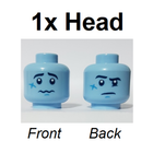 LEGO Hidden Side PART - Bright Light Blue Jack Davids Minifigure Head ...