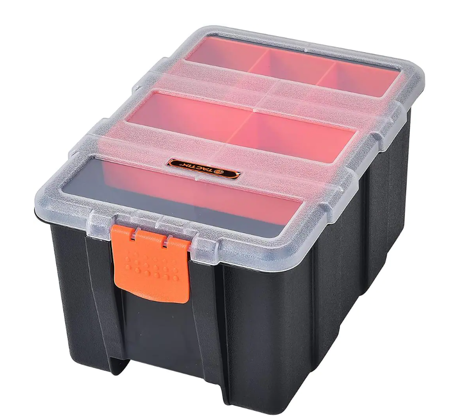 Plastic Tool Storage Box Small Part Organizer 4 Containers 49 ...