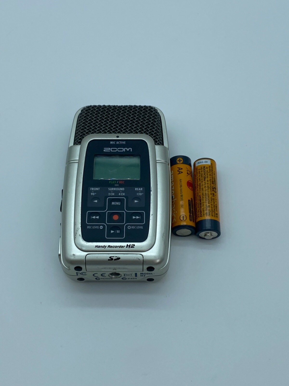 ZOOM Handy Recorder H2 Handheld Digital Recorder GRAY TESTED 2Uund ...