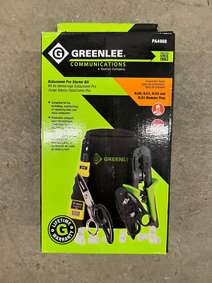 Greenlee Datacomm Pro Starter Kit PA4908 BRAND NEW IN BOX- FREE SHIP ...