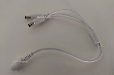 Swann 1 to 2 Way Power Splitter Multiplier CCTV Security DVR Cameras ...