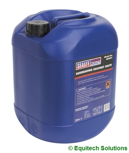 Degreasing Degreaser Solvent 20 Litre Sealey AK2001 for Parts Cleaning ...