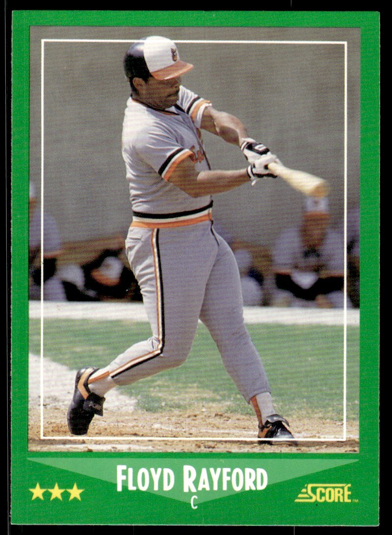 1988 Score Baseball Card Floyd Rayford Baltimore Orioles #359 | eBay