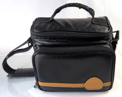 Vintage Mohawk Black Camera Bag Case w/ Shoulder Strap Model M-1200 | eBay