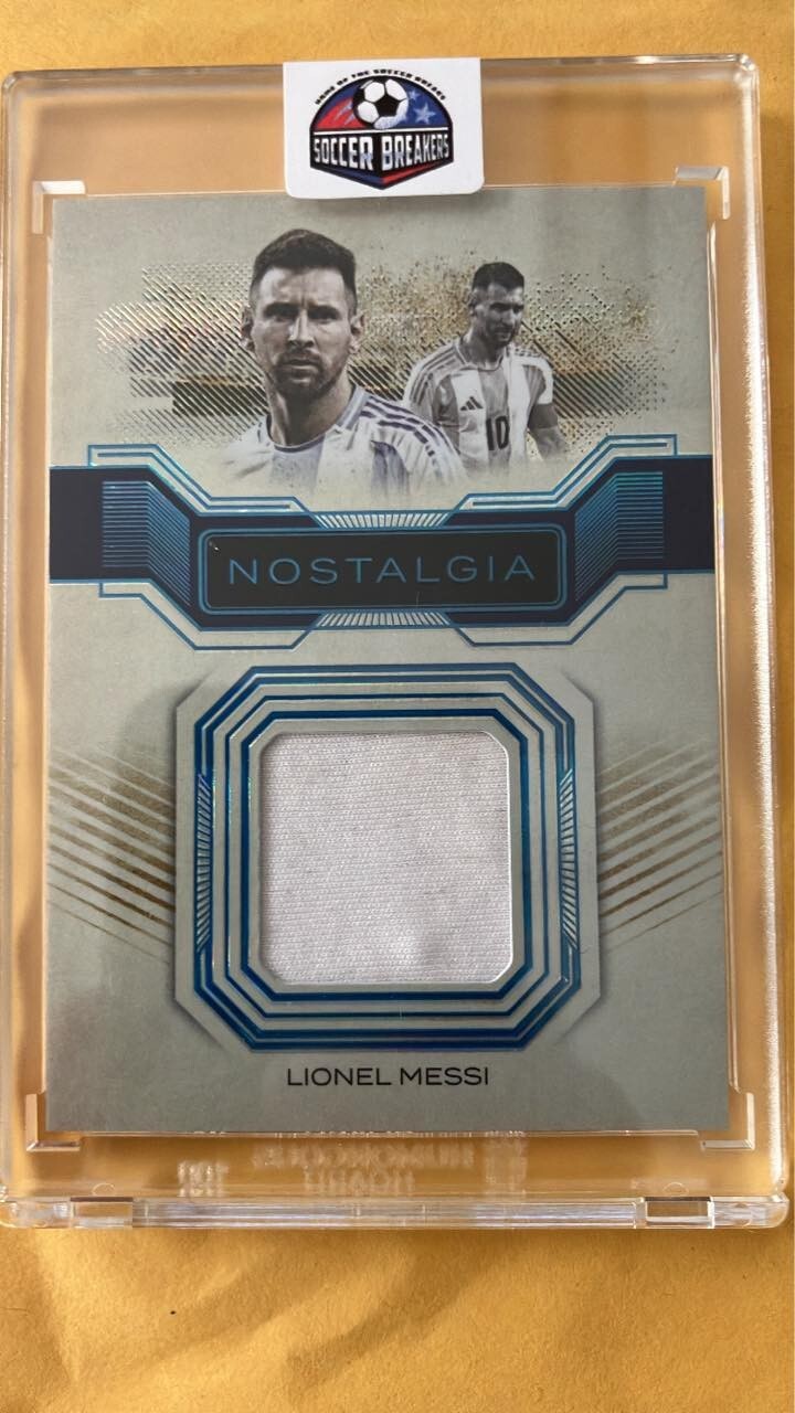 Lionel Messi GOAT 2025 FUTERA INCREDIBLE ARGENTINA MATCH WORN RELIC #2/ ...