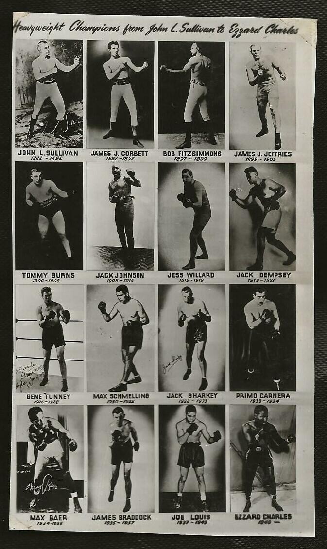 LINEAL HEAVYWEIGHT CHAMPIONS IMAGES JACK JOHNSON RPPC Boxing Real Photo ...