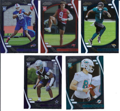 2021 Panini Absolute Football NFL Rookie Cards, 5 Excellent Condition ...