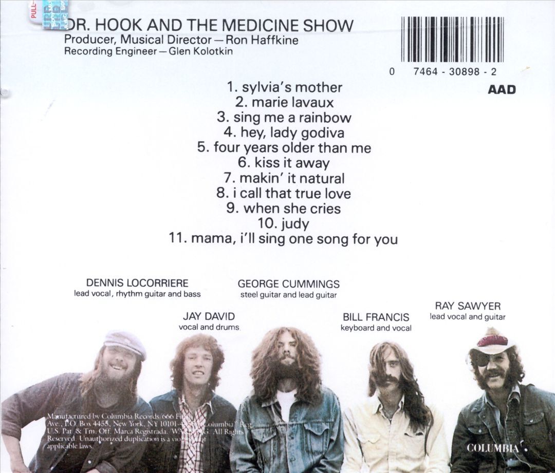 DR. HOOK AND THE MEDICINE SHOW DOCTOR HOOK NEW CD 74643089821| eBay