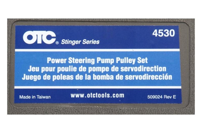 OTC 4530 - Power Steering Pump Pulley Service Set | eBay