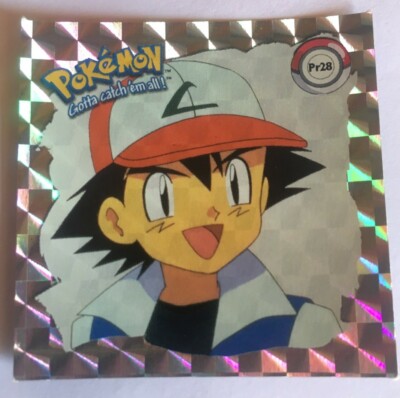STICKER ARTBOX POKEMON ASH PRISME N°28 HOLO ULTRA RARE NEUF 1999 | eBay