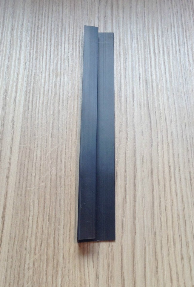 Black Trims For 5mm Bathroom Wall Panels Shower Cladding PVC Trims 2.6m ...