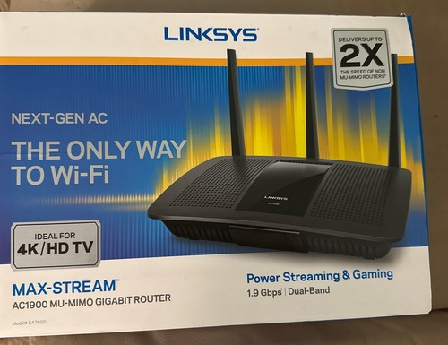 Linksys EA8300 Max-Stream Wireless AC2200 MU-MIMO Tri-Band Wi-Fi ...
