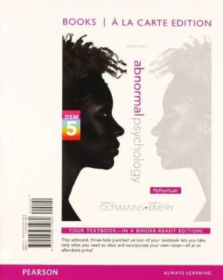 Abnormal Psychology, Books a la Carte Edition (8th Edition) - Loose ...