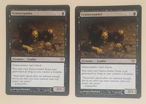 2 x Gravecrawler, Dark Ascension, MTG, LP | eBay