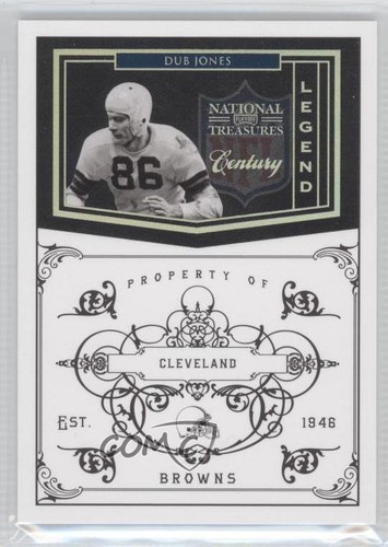 2010 Playoff National Treasures Legend Century Silver /25 Dub Jones ...