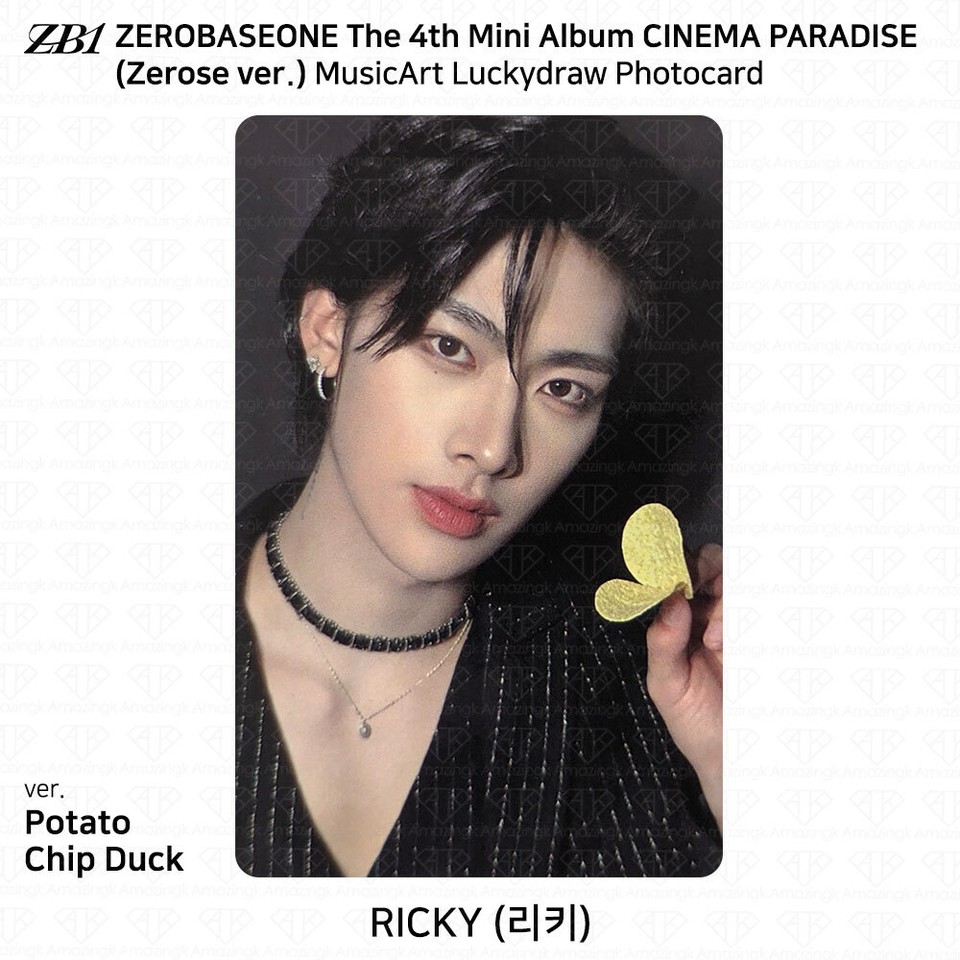 ZEROBASEONE ZB1 4th Mini Album CINEMA PARADISE Musicart LuckyDraw ...