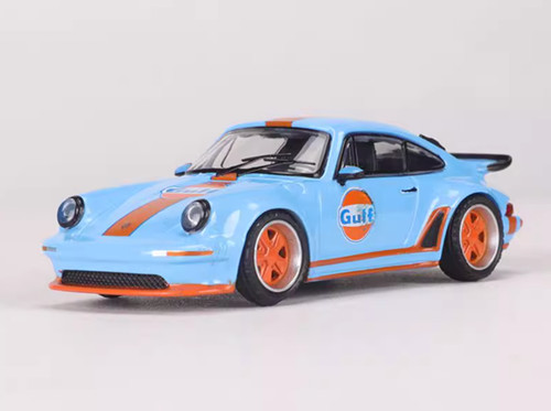 RM 1:64 Blue Gulf Singer Turbo Study 930 Classic Model Diecast Collect ...