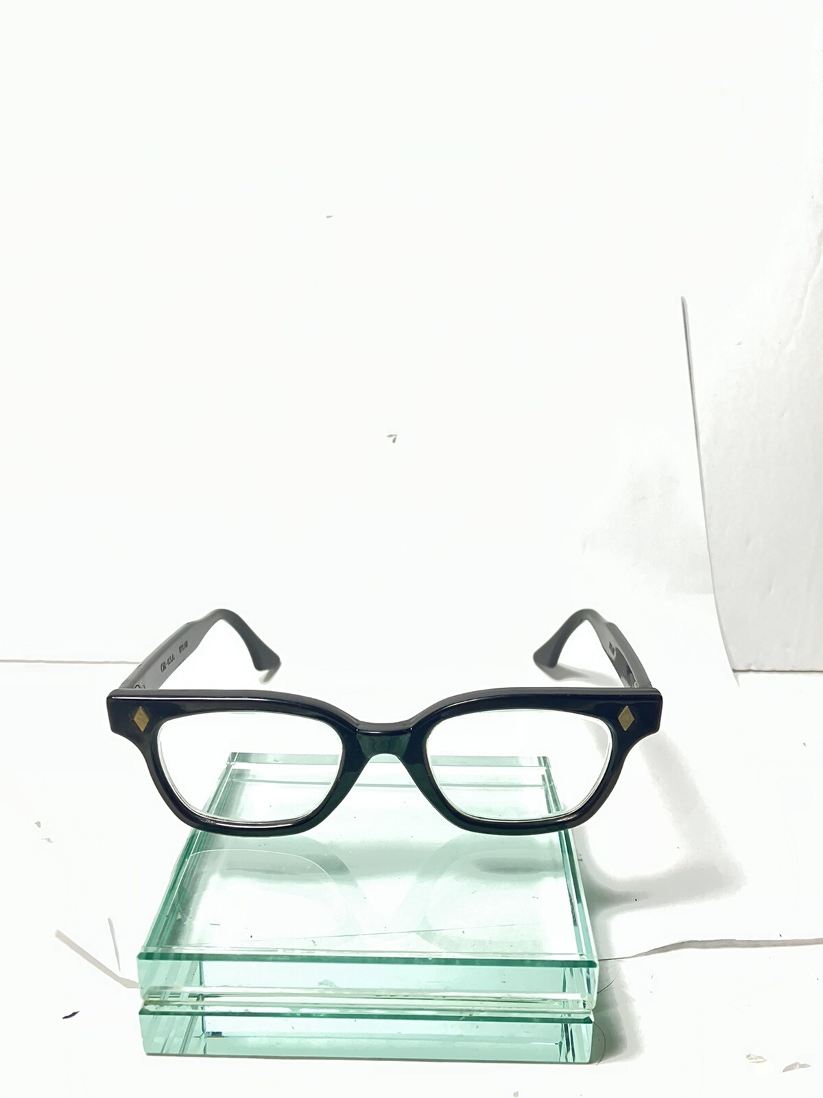 Vintage Criss U.S.A. Horn-rimmed Eyeglass Frames Black 44-19 5 1/2 ...