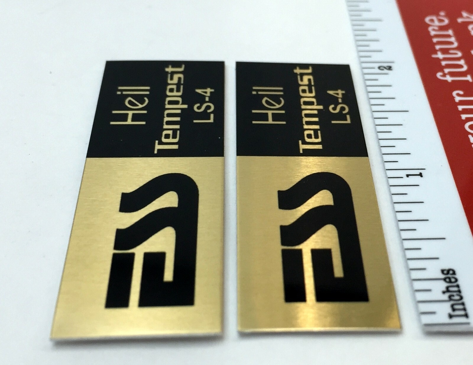 ESS Heil Tempest LS-4 Speaker Badge Logo Emblems Pair Free Shipping | eBay