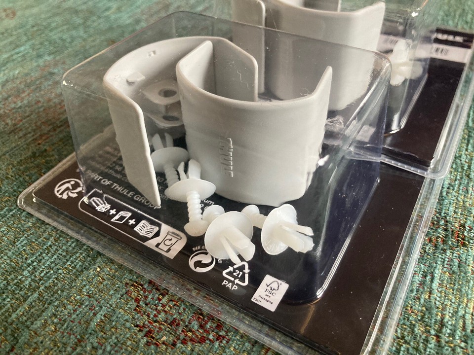 4 x Genuine Thule Bike Rack Cap - Mounting Rail Swift Caravan Motorhome (2 pair) 5415182042390 ...