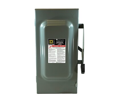 D223n Safety Switch Square D D223N 240V Single Phase 100A Disconnect #2 ...