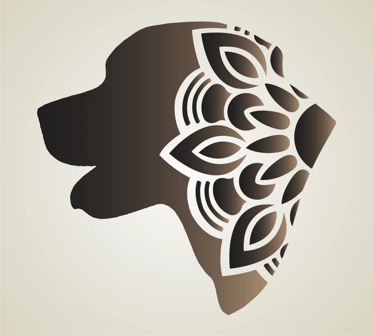 Lab Head Silhouette Decal