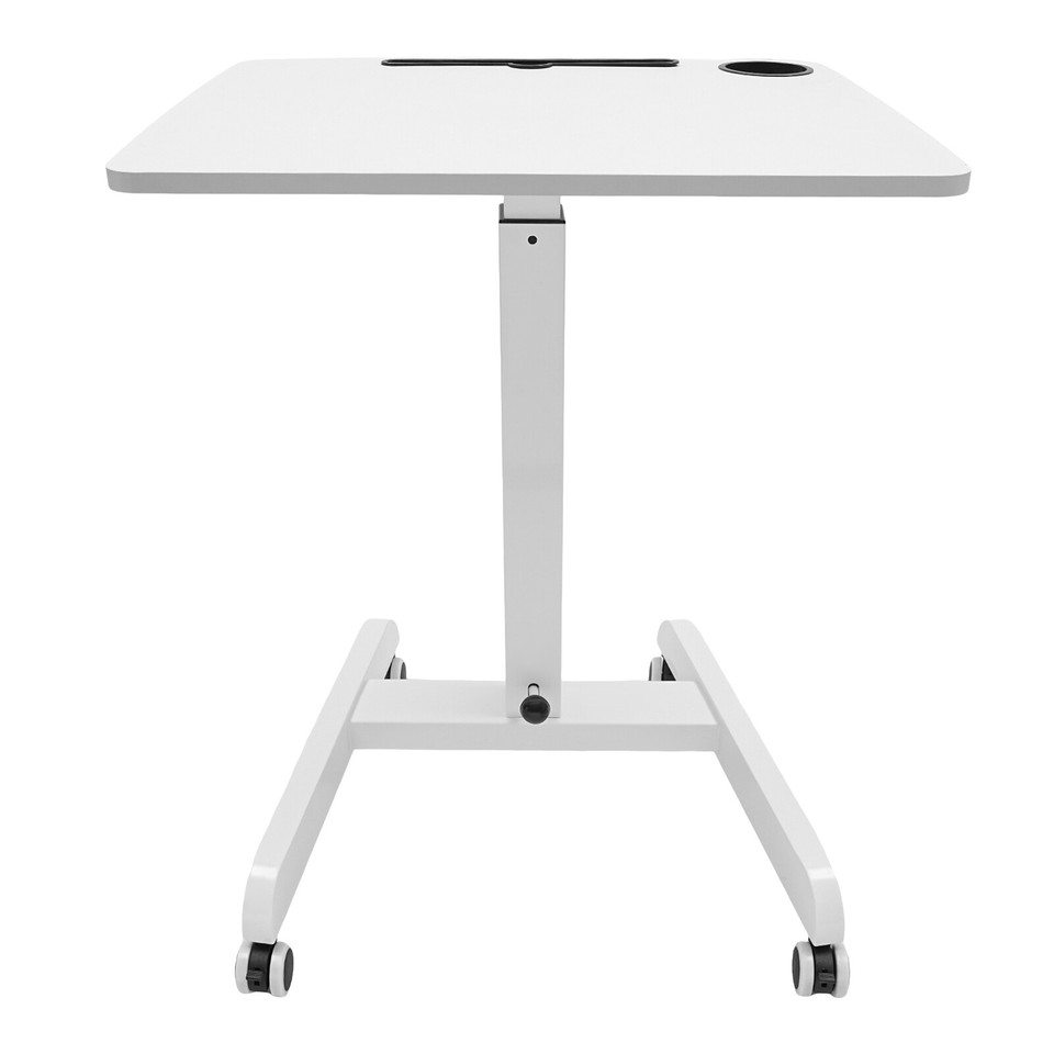 Adjustable Rolling Podium Mobile Standing Laptop Desk Presentation ...