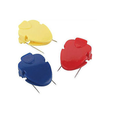 12 Lot Cube Clips for Cubicle Fabric/Corkboards 6-Count, Asst. Colors ...