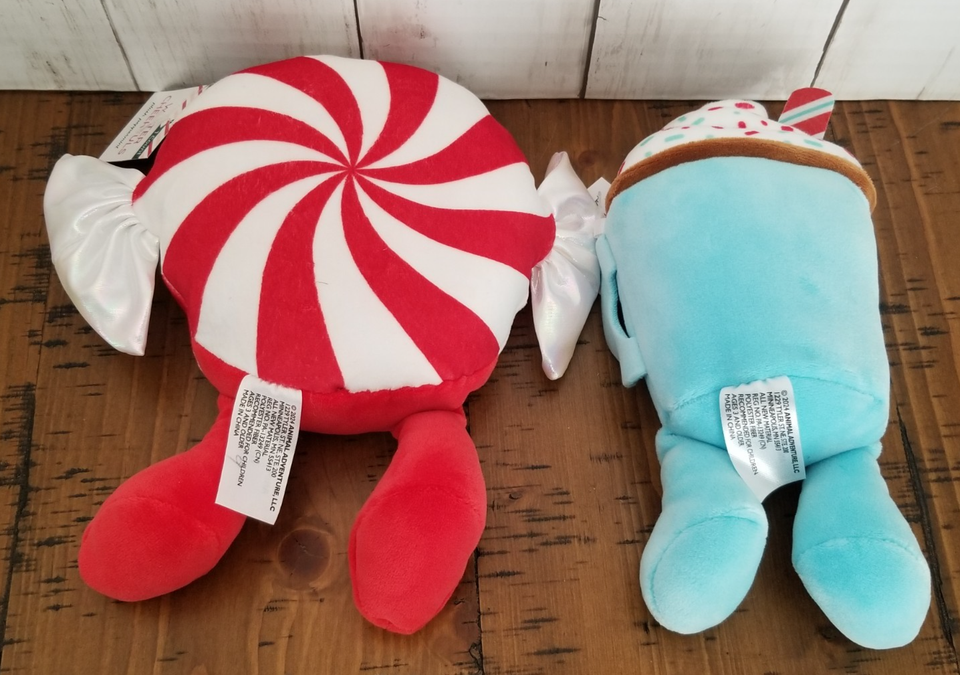 2024 Target Bullseye Peppermint & Hot Cocoa Christmas Plush Winter ...